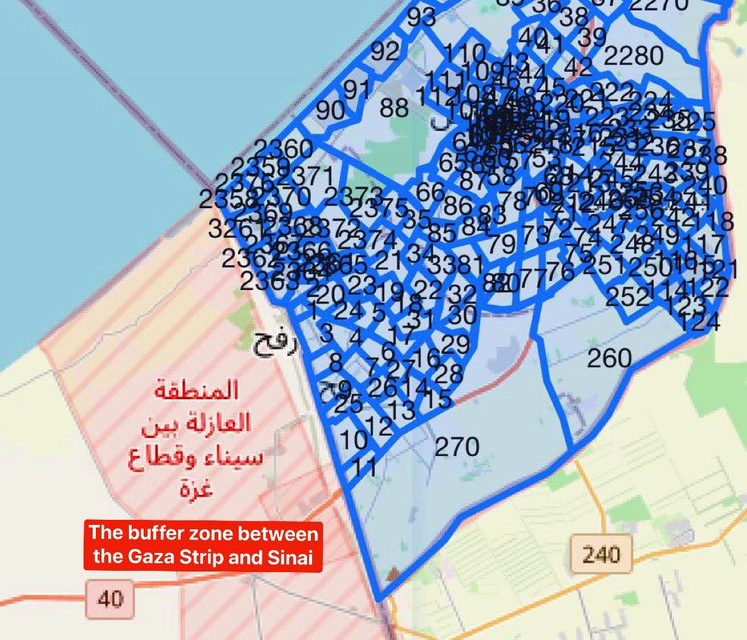Israele vuole creare una “zona cuscinetto” a sud di Gaza