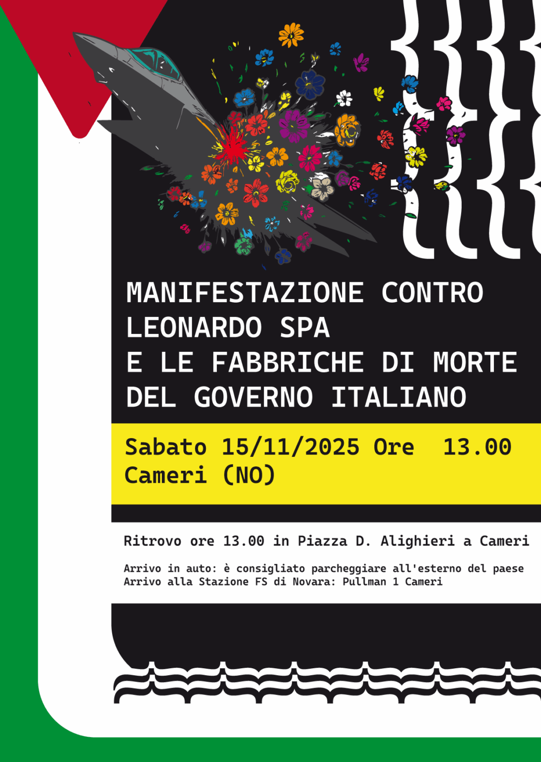 Cameri: manifestazione contro Leonardo e le fabbriche di morte del ...